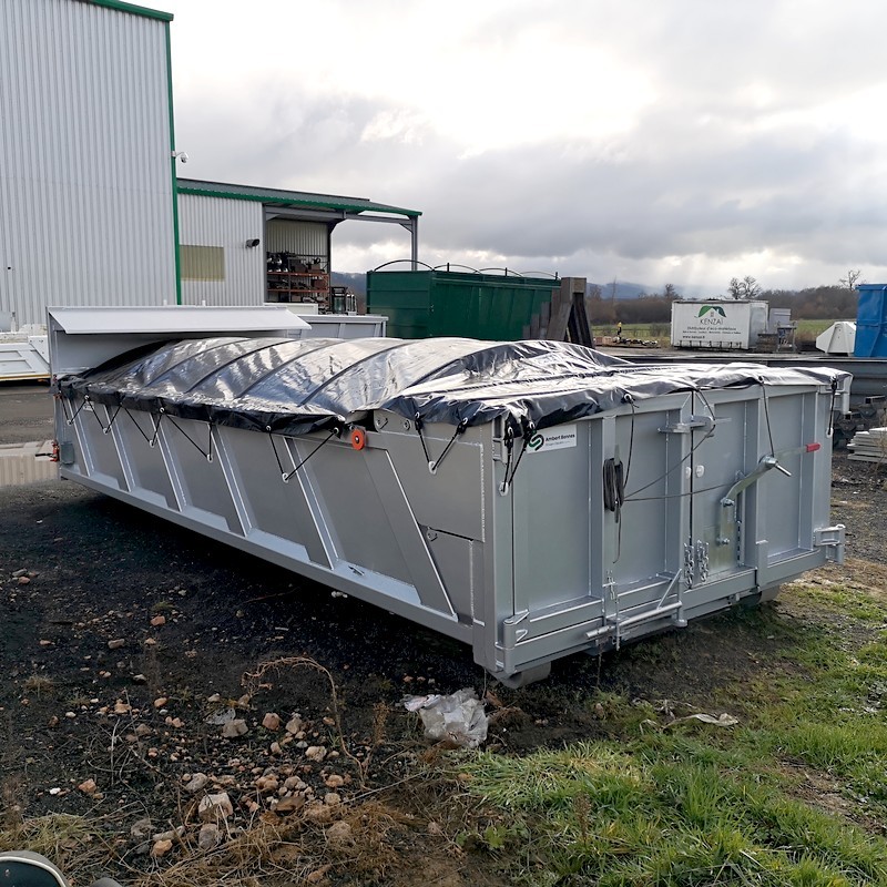 Benne TP monocoque avec système de bâchage Cramaro - Ambert Bennes
